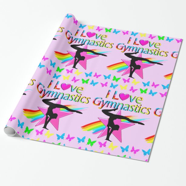Gymnastics Wrapping Paper | Zazzle - 100% Satisfaction Guaranteed!