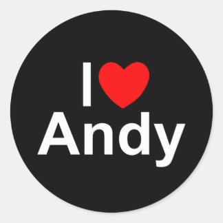 I Love Andy Gifts on Zazzle