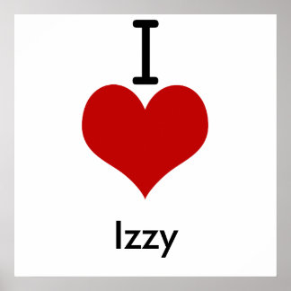 Izzy Posters, Izzy Prints, Art Prints, & Poster Designs | Zazzle