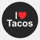 I Love Taco Stickers | Zazzle.com