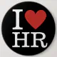 I ️ Love HR Pin Button - HR Department/Staff | Zazzle