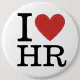 I ️ Love HR Pin Button - HR Department/Staff | Zazzle