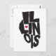 I Love Illinois State Map Art Postcard | Zazzle