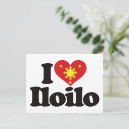 I Love Iloilo Postcard | Zazzle
