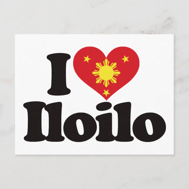 I Love Iloilo Postcard | Zazzle