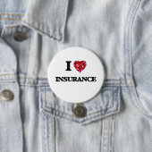 I Love Insurance Button | Zazzle