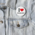 I Love Insurance - Flo Button | Zazzle