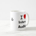 I Love Internal Auditing Intern. Auditing Heart Me Coffee Mug | Zazzle