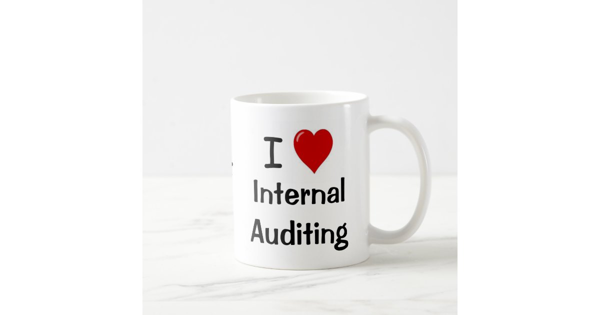 I Love Internal Auditing Intern. Auditing Heart Me Coffee Mug | Zazzle