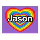 I love Jason Postcard | Zazzle.com