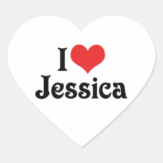 I Love Jessica Gifts on Zazzle