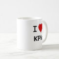I Love KPIs I Heart KPIs Double Sided Coffee Mug | Zazzle