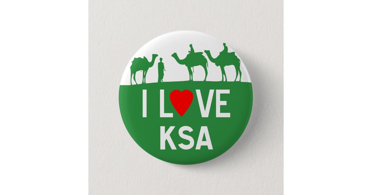 I LOVE KSA BUTTON | Zazzle