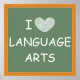 I Love Language Arts Poster | Zazzle