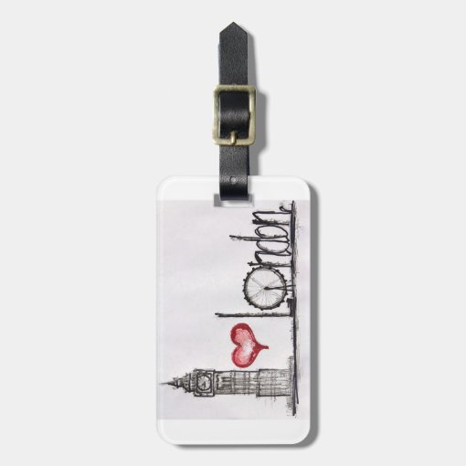 I love London Luggage Tag | Zazzle