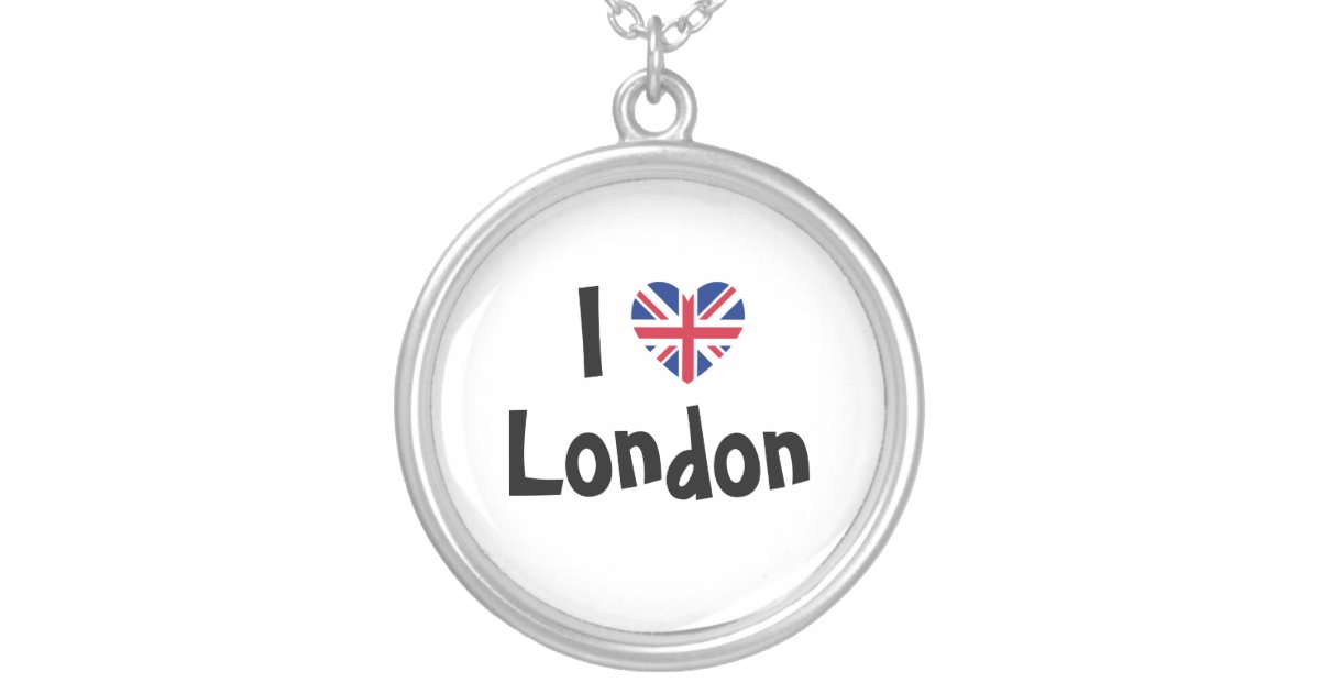 I Love London Necklace | Zazzle