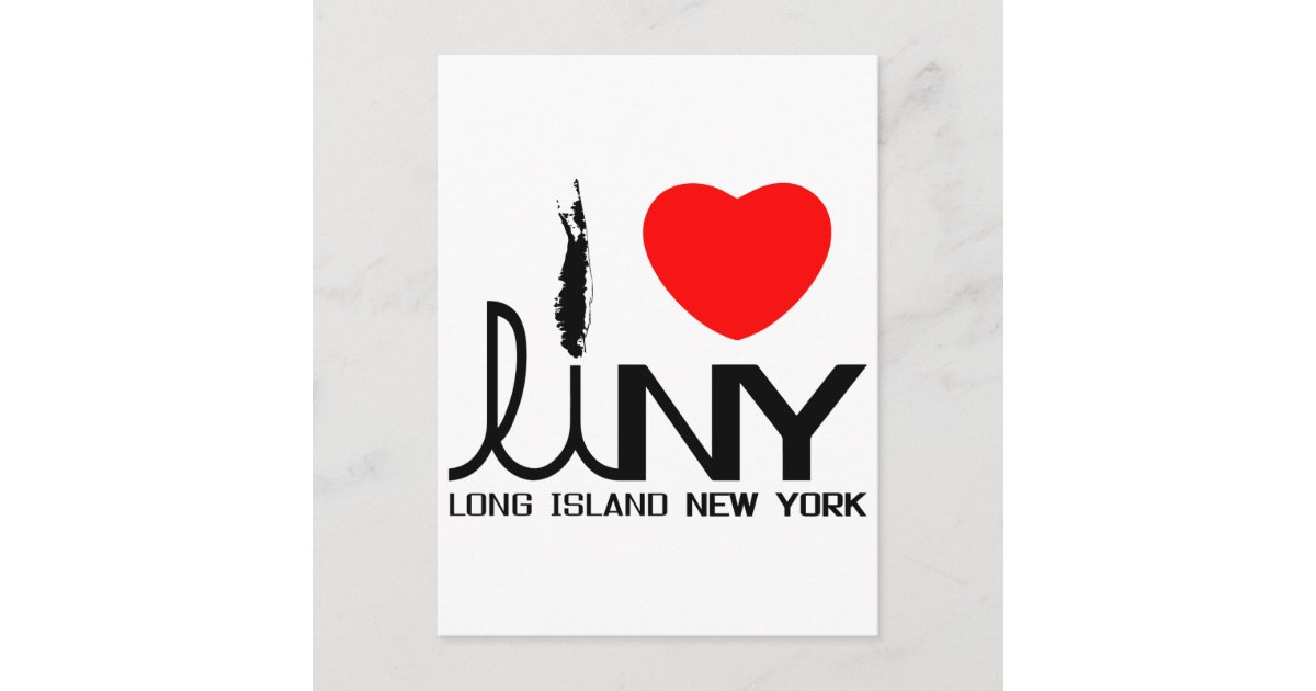 I Love Long Island NY Postcard | Zazzle
