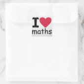 I love Maths Sticker | Zazzle