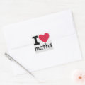 I love Maths Sticker | Zazzle