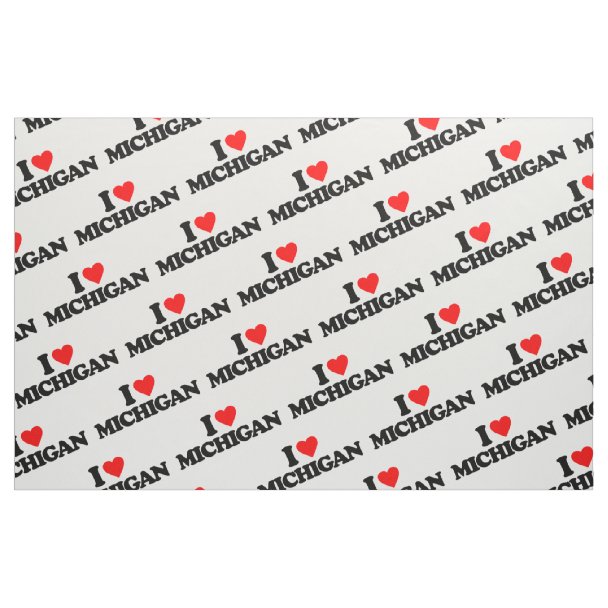 State of Michigan Tartan Fabric | Zazzle