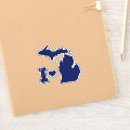 I love Michigan Sticker | Zazzle