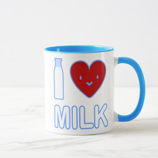I Love Milk Mug | Zazzle.com
