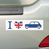 I love Mini Coopers Bumper Sticker | Zazzle