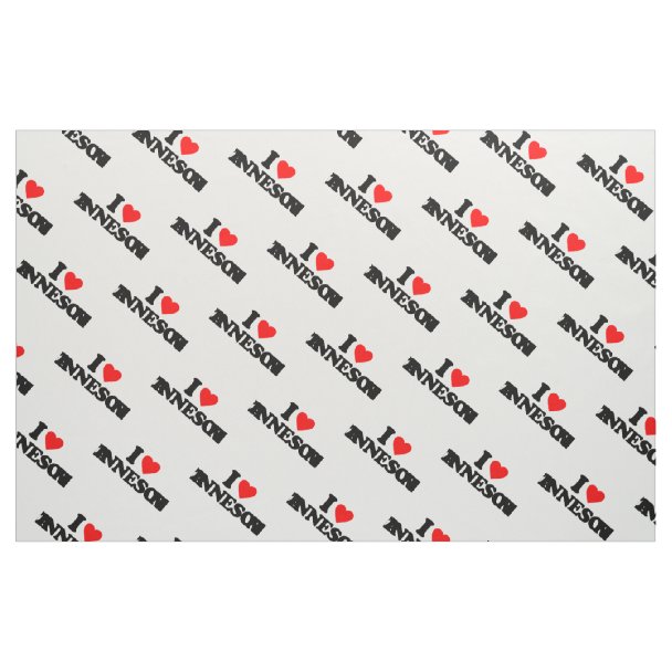 I LOVE MN FABRIC | Zazzle.com