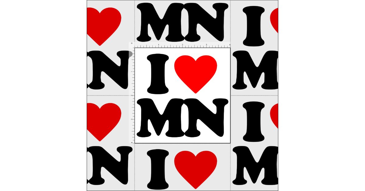 I LOVE MN FABRIC | Zazzle.com