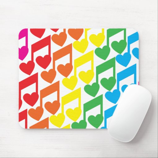 I love Music Mousepad | Zazzle