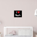 I Love Music Poster | Zazzle