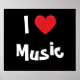 I Love Music Poster | Zazzle