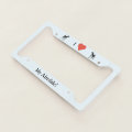 I Love My Airedale License Plate Frame | Zazzle