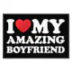 I Love My Amazing Boyfriend I Heart My Hot Bf Photo Print | Zazzle