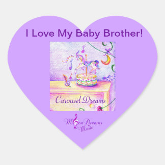 I Love My Brother Stickers | Zazzle