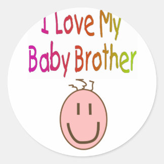 I Love My Brother Stickers | Zazzle