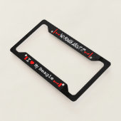 I Love My Beagle License Plate Frame | Zazzle