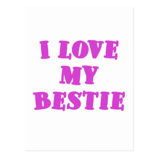 I Love My Best Friend Postcards | Zazzle
