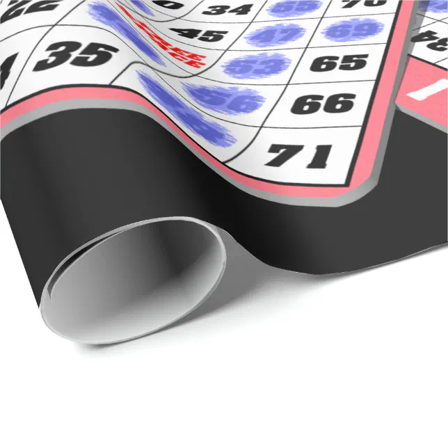 I Love my Bingo wrapping gift paper | Zazzle