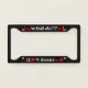 I Love My Boxer License Plate Frame | Zazzle