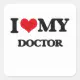 I love my Doctor Square Sticker | Zazzle