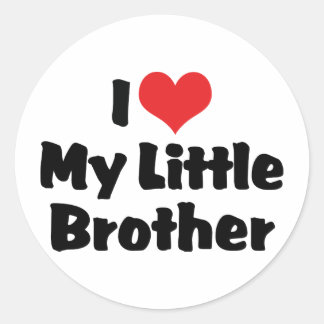 I Love My Brother Stickers | Zazzle