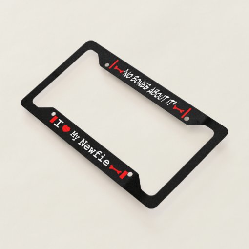 I Love My Newfoundland (Newfie) License Plate Frame | Zazzle