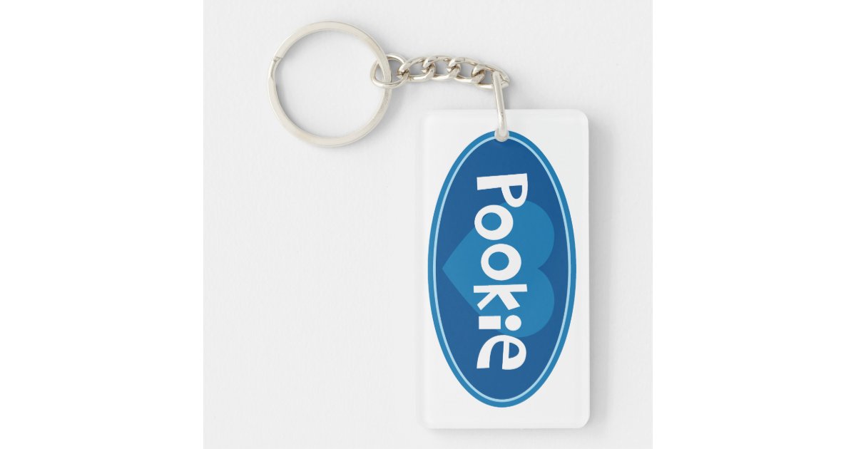 I Love My Pookie Keychain | Zazzle