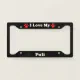 I Love My Puli Dog License Plate Frame | Zazzle