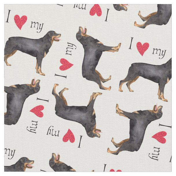 rottweiler fabric | Zazzle.com
