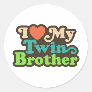 I Love My Brother Stickers | Zazzle