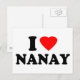 I Love Nanay Postcard | Zazzle