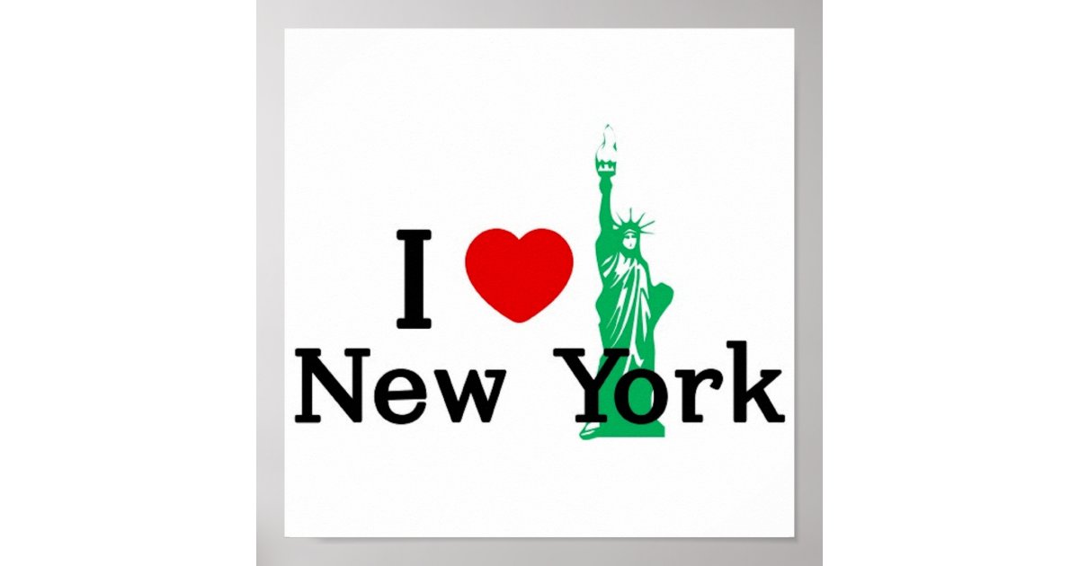 I LOVE NEW YORK POSTER | Zazzle