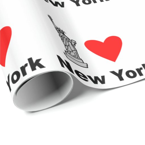 I Love New York Wrapping Paper | Zazzle